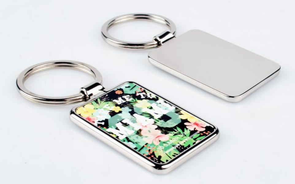 Rectangle metal keyring (Pack of 10) – Sublimation Blanks UK